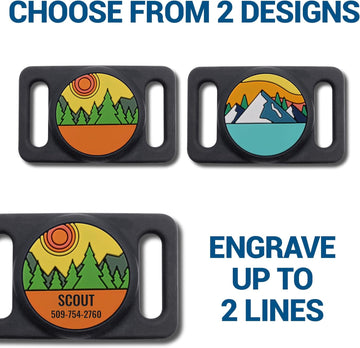 Slide-On Dog Tags | 8 Colors | Engraved – GoTags