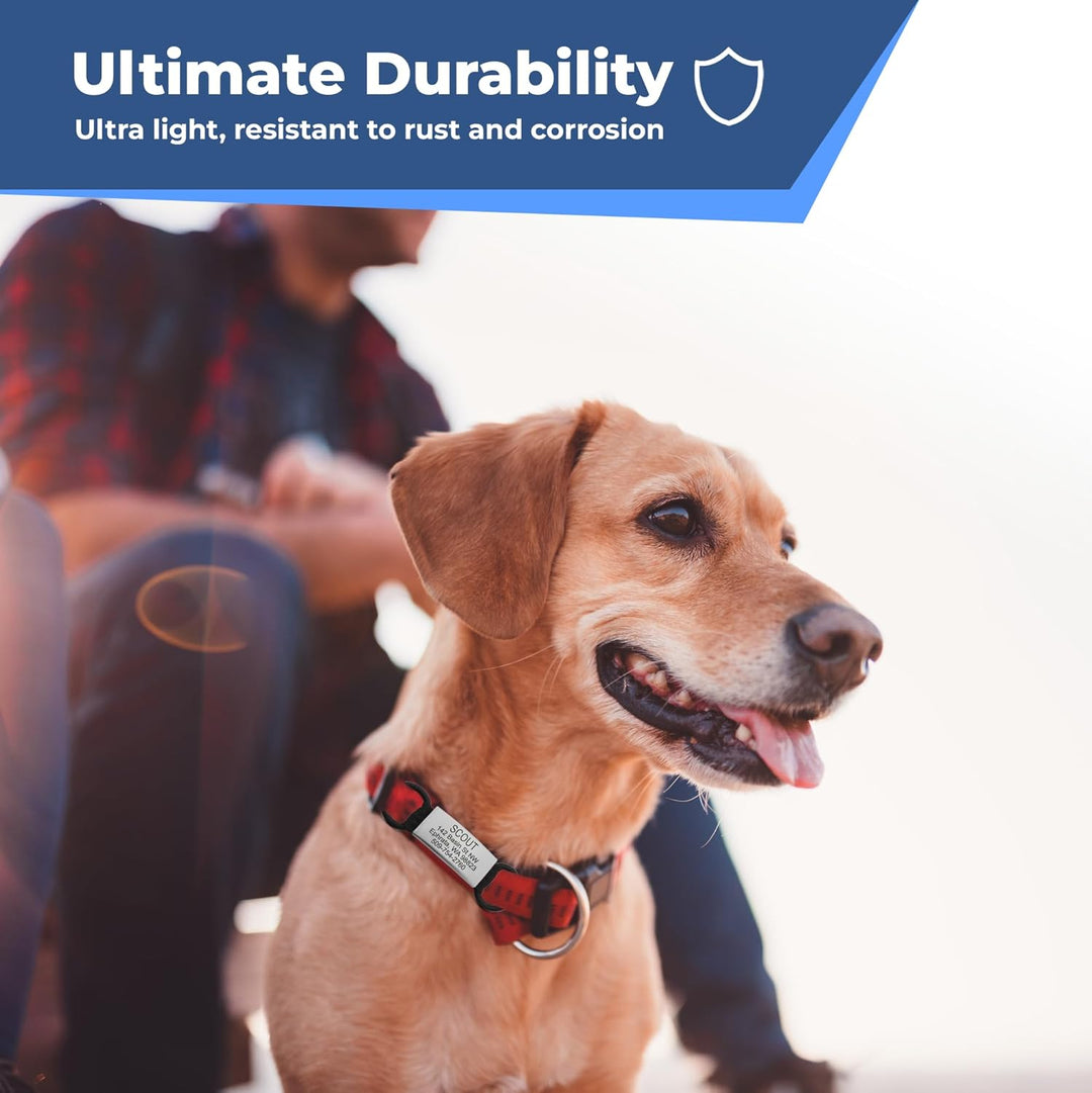 Silent Slide On Dog Tag Personalized – GoTags