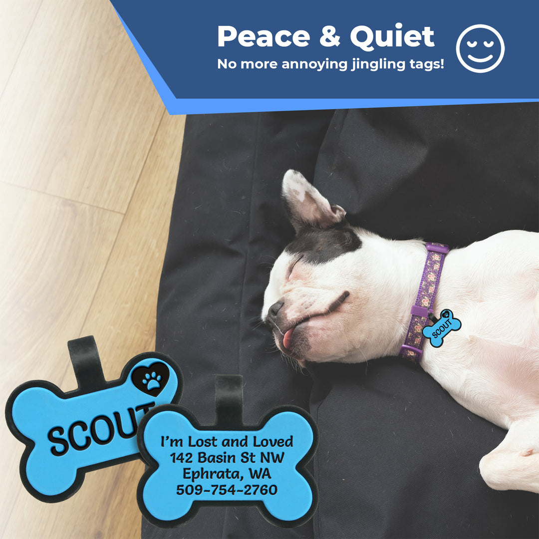 Silent Pet Tags | Quiet Dog Tags – GoTags
