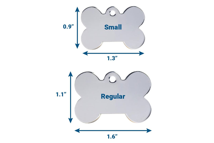 Bone Dog Tag | Stainless Steel – GoTags