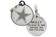 Star Dog Tag made of Stainless Steel – GoTags