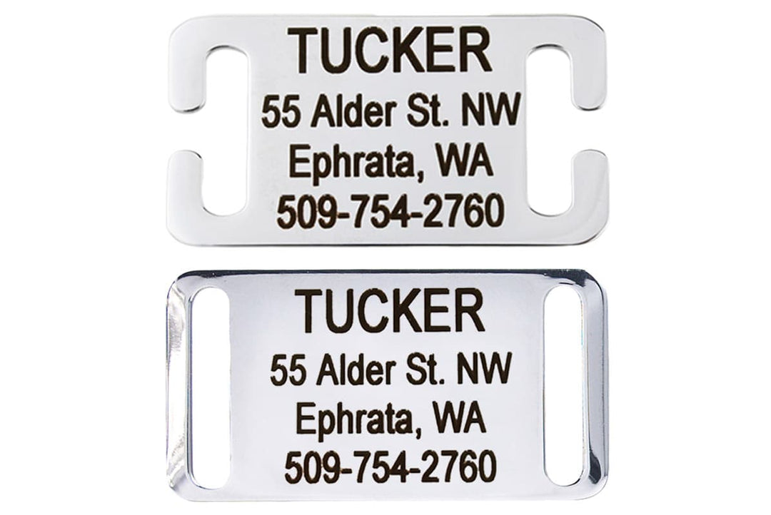 Slide-On Dog Tags | 8 Colors | Engraved – GoTags